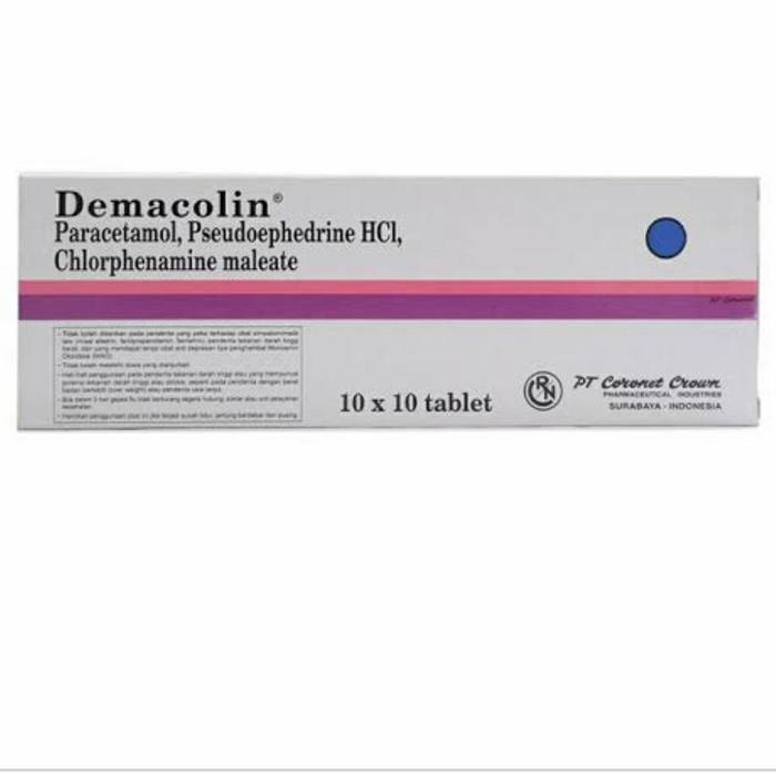 Jual Demacolin tablet (1 strip : 10 tablet) - Kota Semarang - apotek ...