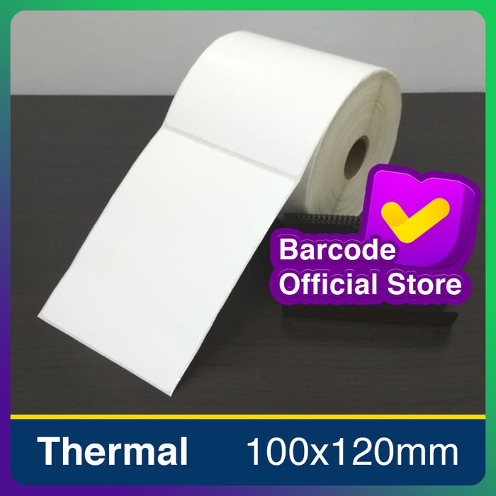 Jual LABEL BARCODE 100 X 120 KERTAS STICKER THERMAL 100x120 mm (500pcs) - Jakarta Pusat ...