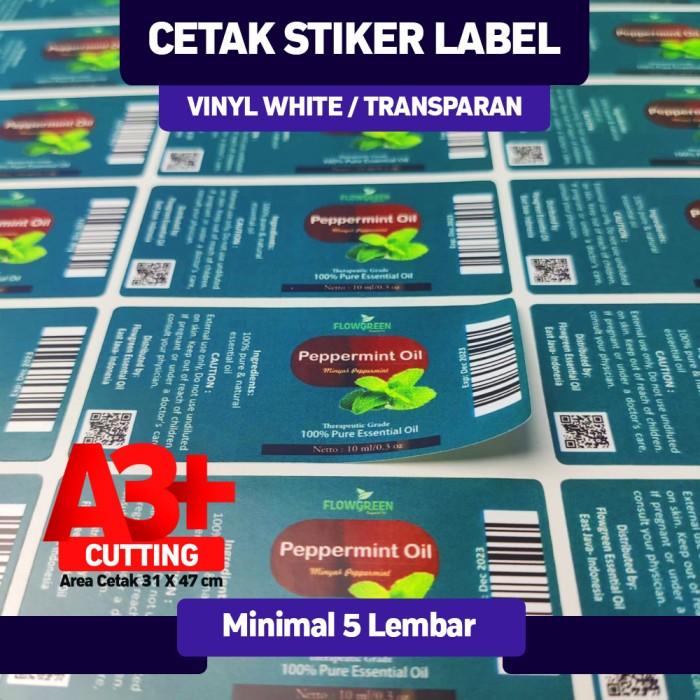Jual SATUAN Cetak Stiker Vinyl Murah / Sticker vinyl murah (Bisa ...