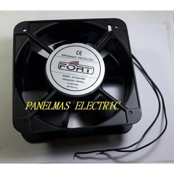 Jual BLOWER FAN / COOLING FAN 6" KOTAK XF15051ABH BALL BEARING FORT ...