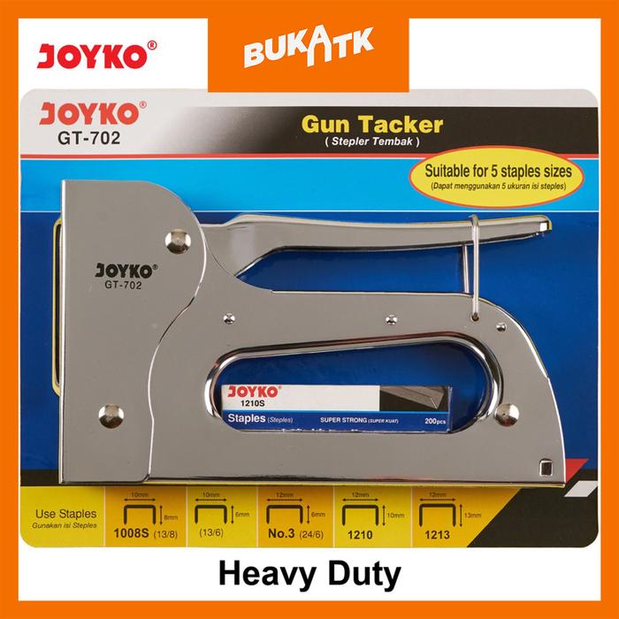 Jual STAPLER JOYKO / STAPLER GUN TACKER GT-702 / STAPLER TEMBAK ...