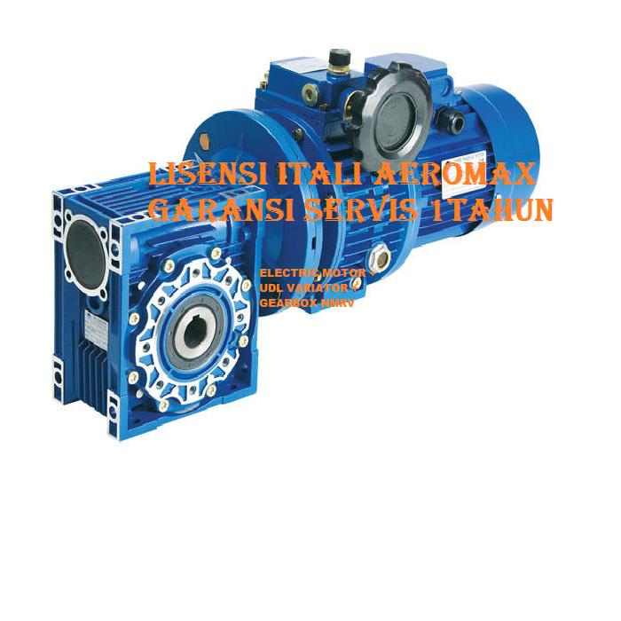 Jual Electric motor + GearBox NMRV + variator 30-60Rpm 4p 1.5kw/2hp ...