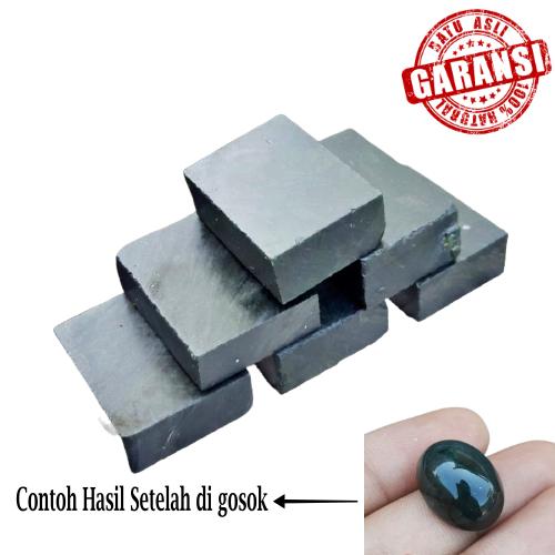 Promo Bahan Batu Black Jade Natural Giok Hitam Asli aceh - Jakarta ...