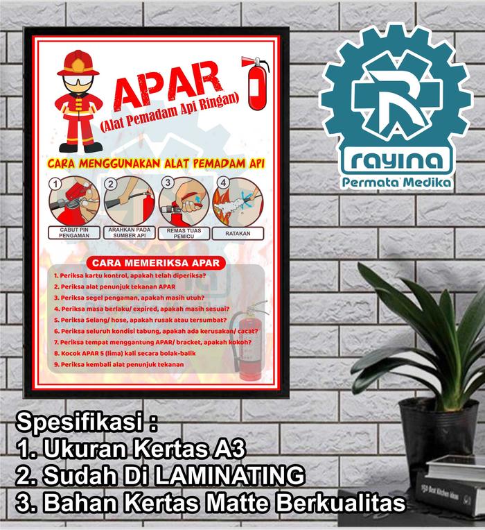 Jual Poster APAR (Alat Pemadam Kebakaran) - Kab. Bandung - Rayina Print ...
