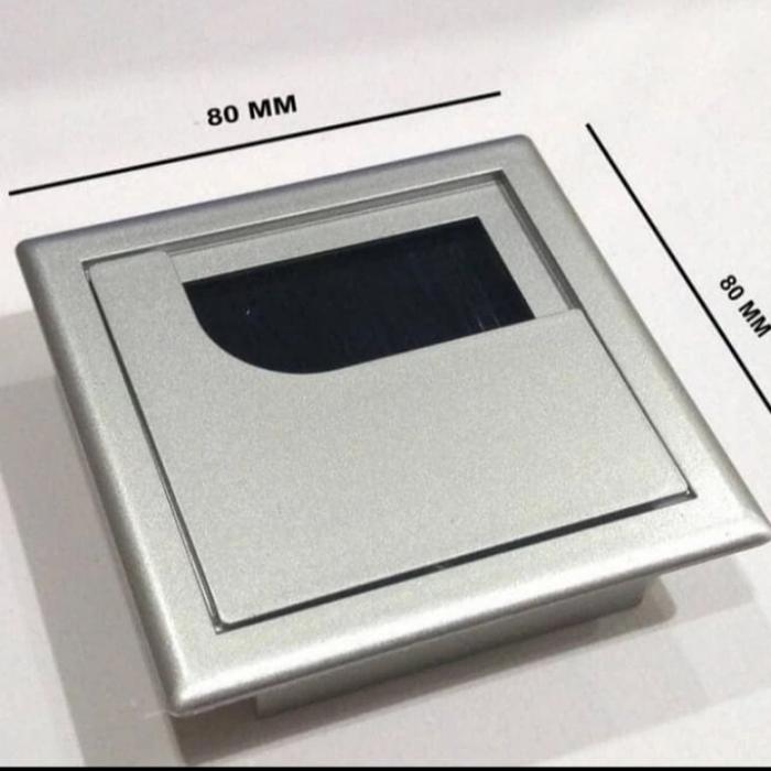 Jual Tutup Lubang Kabel Kotak 80 x 80 mm Pvc Perapih Kabel Meja ...