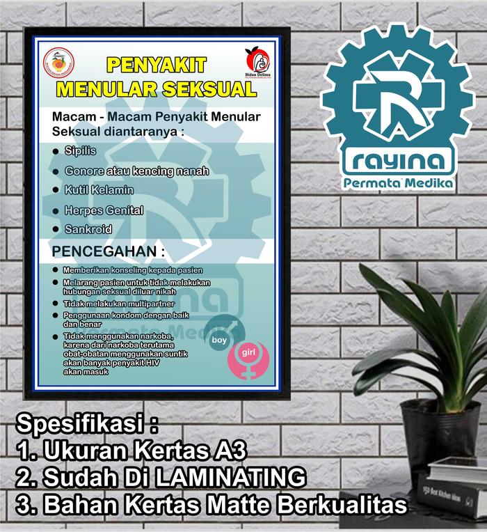 Jual Poster Penyakit Menular Seksual - Kab. Bandung - Rayina Print ...