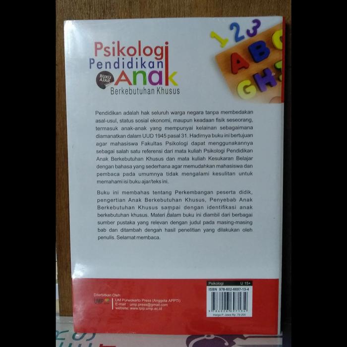 Jual Buku Ajar Psikologi Pendidikan Anak Berkebutuhan Khusus Di Seller ... Jual Buku Ajar Psikologi Pendidikan Anak Berkebutuhan Khusus Di Seller ...