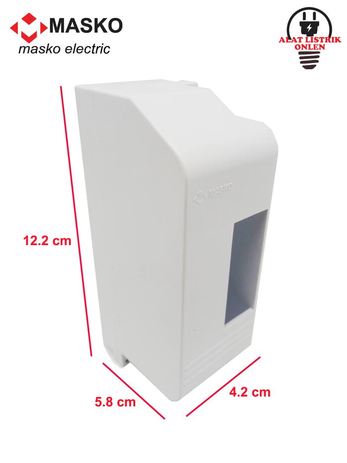 Jual BOX MCB 1 GROUP MASKO 9801 RUMAH MCB OUTBOW MERK MASKO - Kab ...
