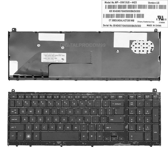 Jual Keyboard HP Probook 4520s-WT289EA 4525S Blak Frame - Jakarta Pusat ...