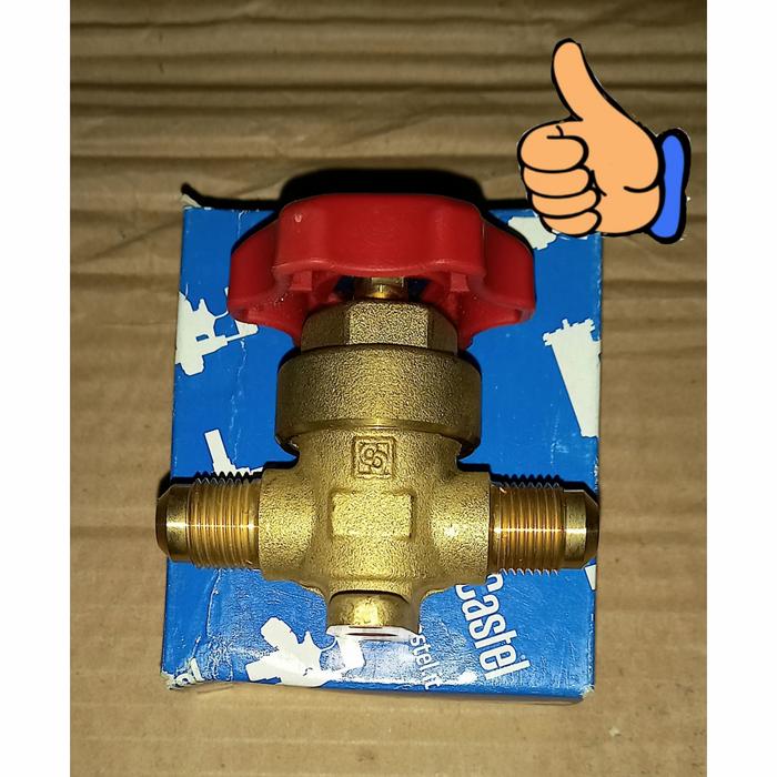 Jual Hand Valve Castel (Flare) 6210/3 (3/8 X 3/8) - Kota Pekanbaru ...