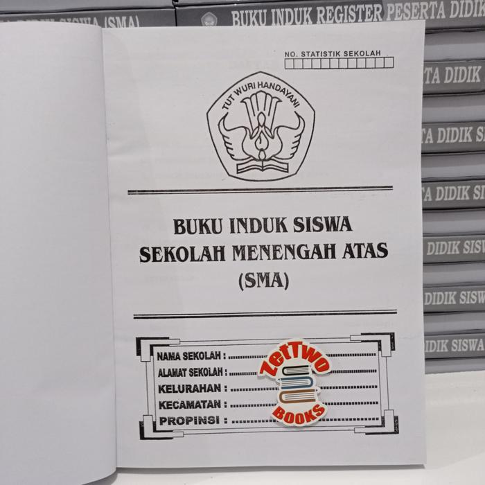 Jual Buku Induk Register Peserta Didik Siswa Sma K13 Di Seller Noelle ...