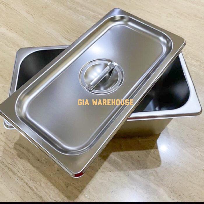 Jual insert 1/3 15cm chafing dish gastronom food pan stainless steel ...