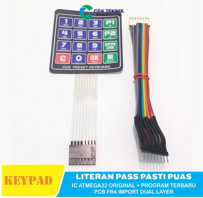Jual CGK TEKNIK - KEYPAD PERTAMINI POM MINI MEMBRANE CGK + KABEL - Jakarta Barat - CGK TEKNIK ...