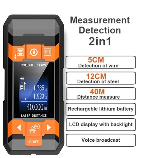 Jual Laser Pengukur Jarak Fungsi Sensor Deteksi Metal-Kabel-Kayu-Pipa ...