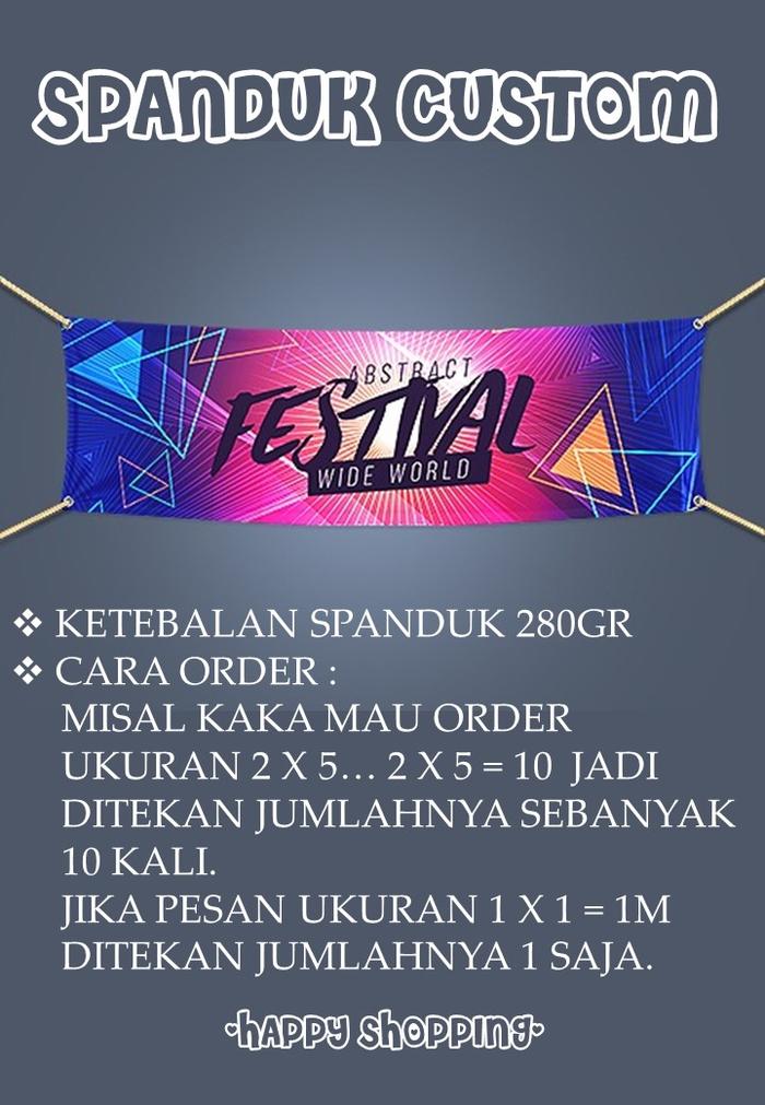 Jual SPANDUK MURAH / SPANDUK CUSTOM / SPANDUK TOKO / SPANDUK ULTAH ...