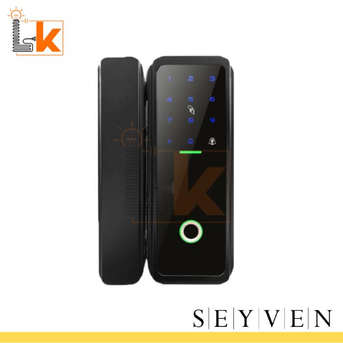 Jual SEYVEN Smart Door Lock Pintu Kaca / Kayu - Frameless Glass GL ...