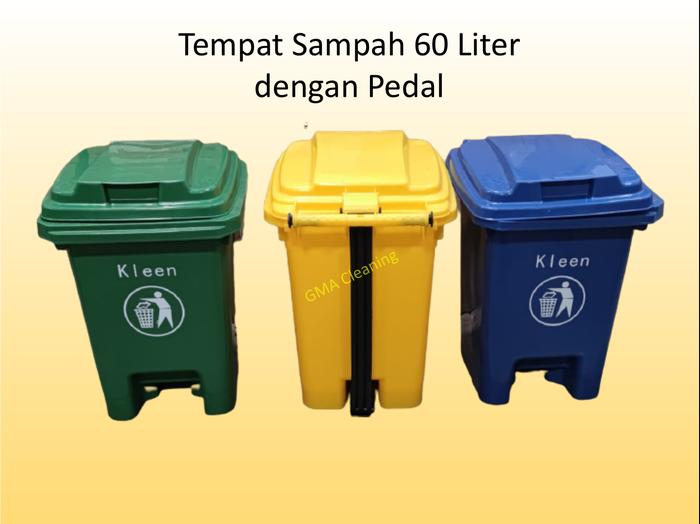 Jual Tempat Sampah Merk Kleen 60 Liter Dengan Pedal - Biru Di Seller Ratata Store - Cengkareng ...