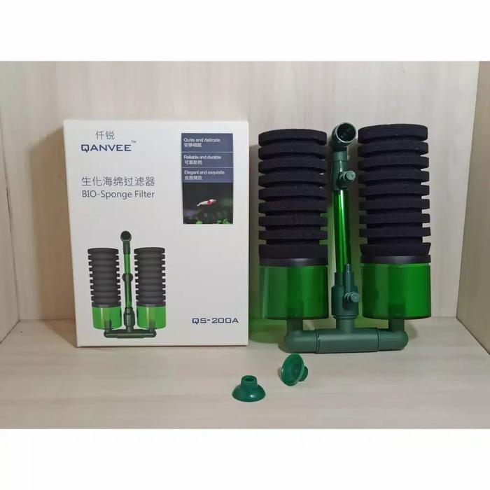 Jual QANVEE QS 100A QS 200A bio filter bio sponge filter dgn housing - QS 200 A - Kab. Tuban ...