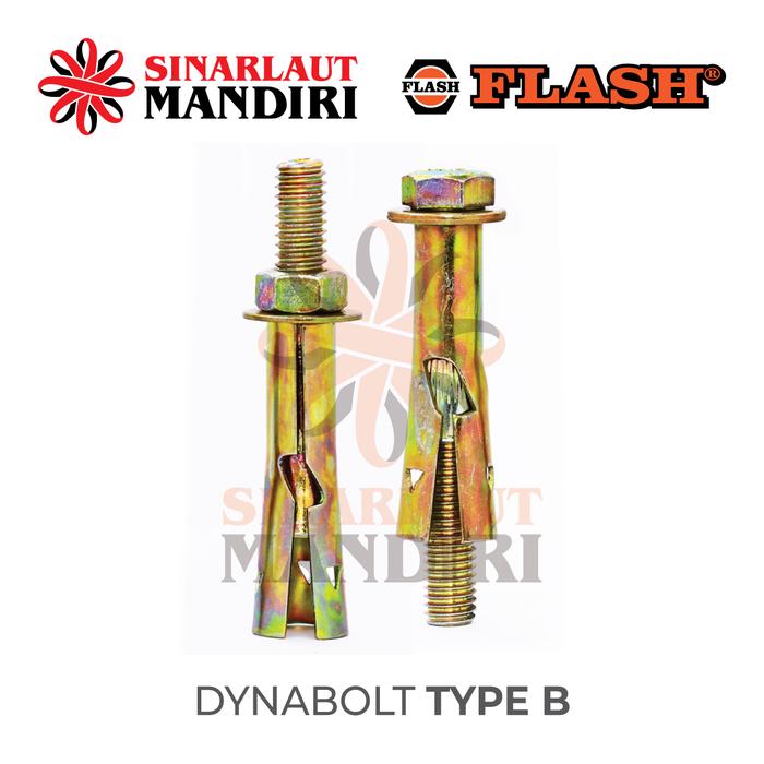 Jual Dynabolt Type B / Tipe B / Bolt Type B Flashbolt 8 x 50 - Jakarta ...