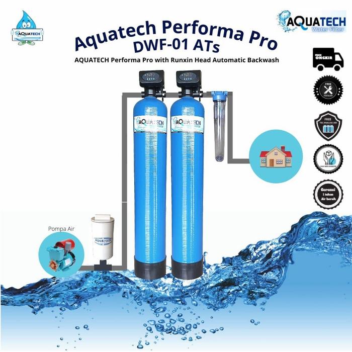 Jual Filter Air AQUATECH Performa Pro DWF-01 (Automatic Backwash) - Kota Bekasi - Sakama | Tokopedia