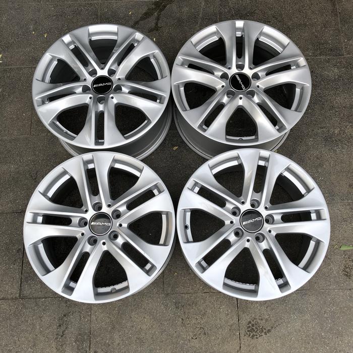 Jual Velg Mercedes Benz OEM W212 Avantgarde R17 5x112 like new W204 ...