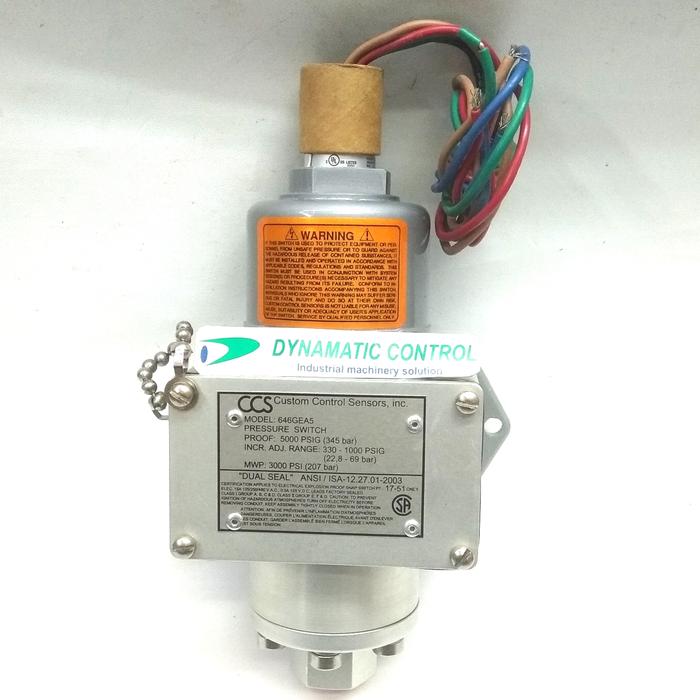 Jual CCS Custom Control Sensor 646GEA5 PRESSURE SWITCH 345Bar DUAL SEAL ...