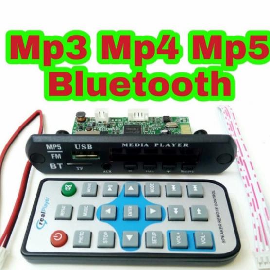 Jual Kit modul Mp3 Mp4 Mp5+Bluetooth Decoder Board Wireless Audio video ...