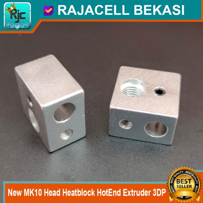 Jual New MK10 Head Heatblock Aluminium Heating Block HotEnd Extruder ...