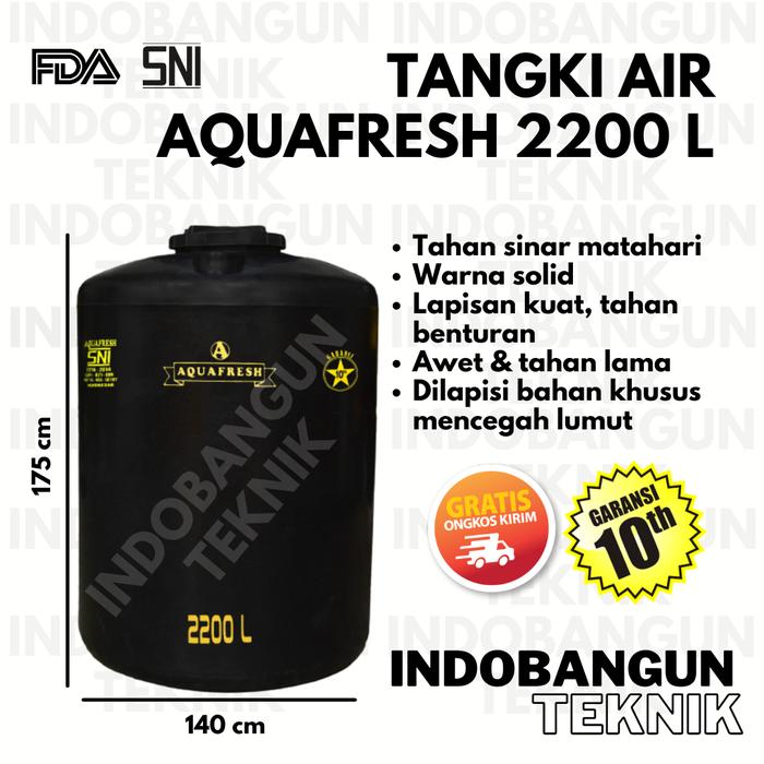 Jual Toren Tangki Tandon Air Aquafresh 2000 Liter 2200 Liter Harga ...