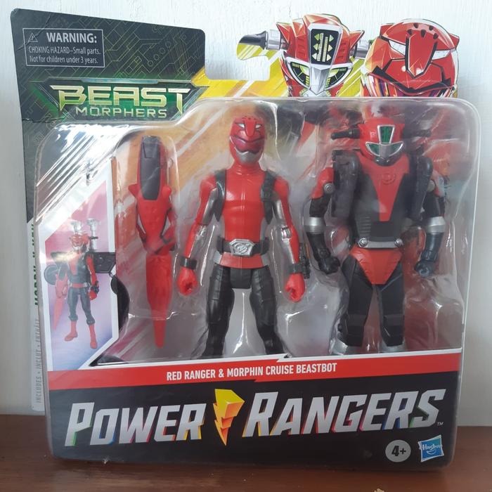 Jual Power Rangers Beast Morphers Red Ranger and Morphin Cruise Beast ...