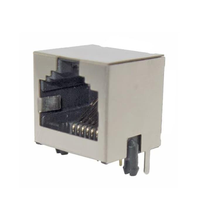 Jual Socket RJ45 Female Right Angle PCB 8P8C 8Pin Half Metal Shield - Kota Surabaya - DigiWare ...