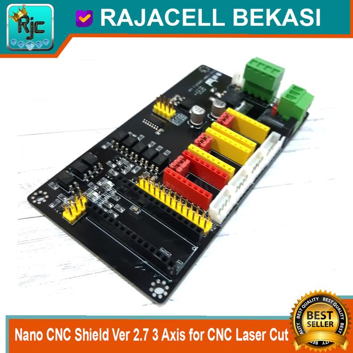 Jual Nano CNC Shield Ver 2.7 3 Axis for CNC Laser Cut Engrave Arduino ...