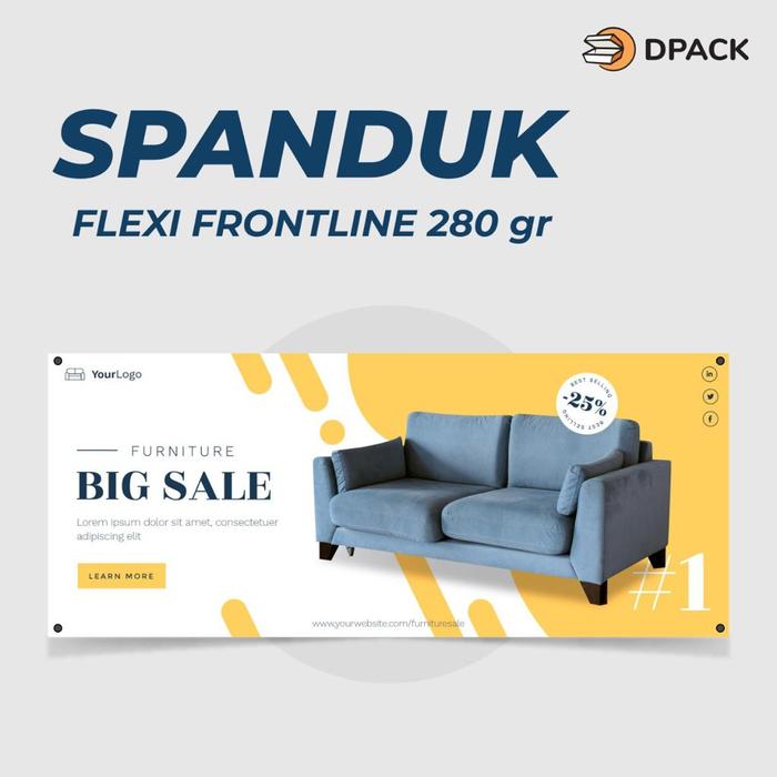 Jual CETAK MURAH SPANDUK / BANNER / BALIHO / BACKDROP FLEXI 280gr ...