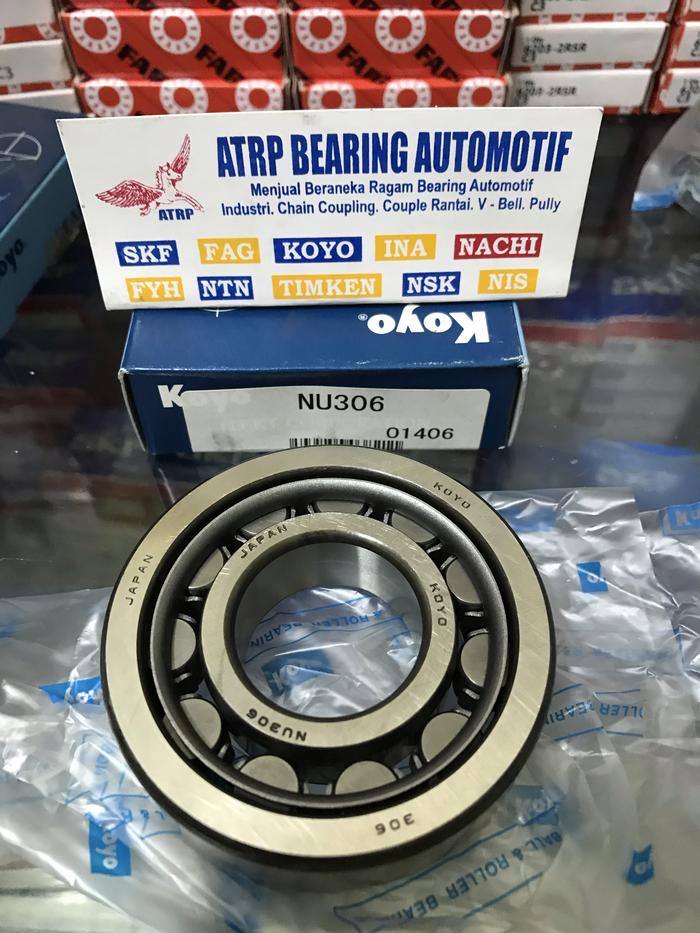 Jual CYLINDRICAL ROLLER BEARING NU 306 / 6306 30X72X19 KOYO JAPAN ...