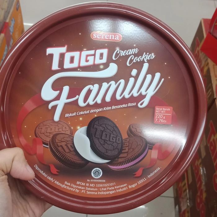 Jual Serena Togo Family Cream Cookies 220gr-Biskuit Kaleng-Hampers ...