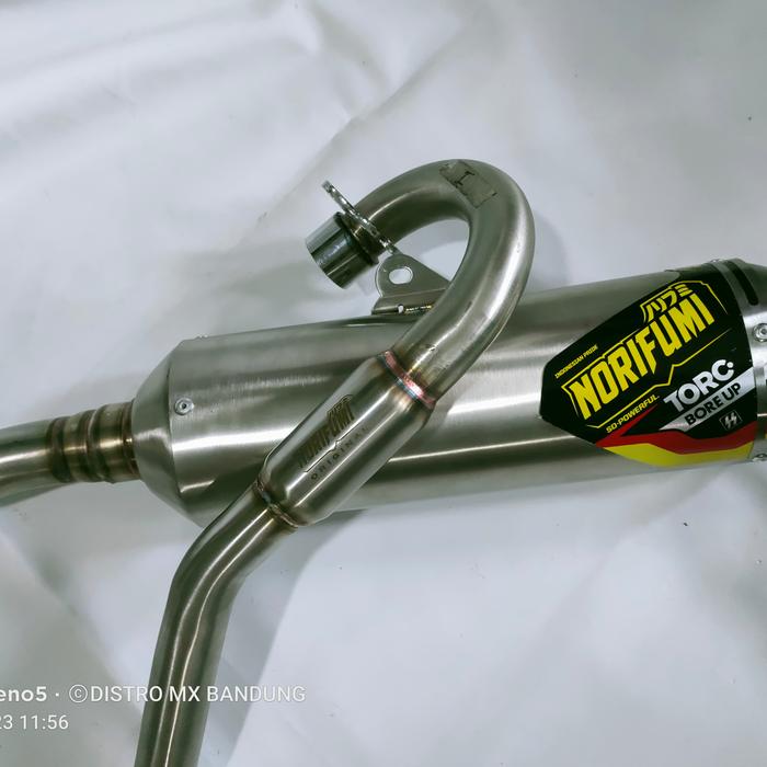 Jual KNALPOT NORIFUMI ORIGINAL TIPE TORC BORE UP KLX CRF 150 - Kota ...