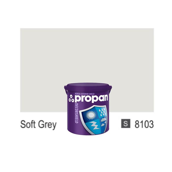 Jual PROPAN DECORSHIELD CAT TEMBOK EXTERIOR - Soft grey 8130 2,5L ...