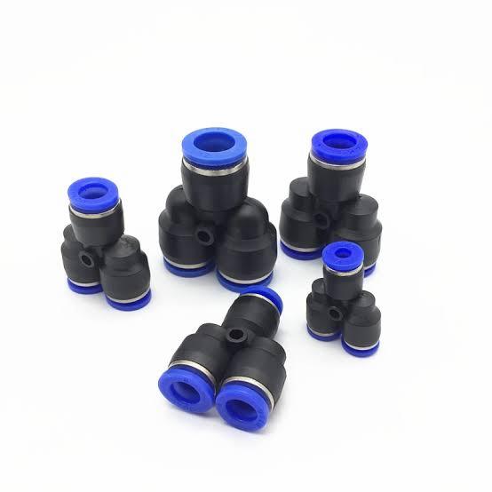 Jual Fitting Pneumatic PW 8-6 / fitting Y combinasi 8mm x 6mm x 6mm ...