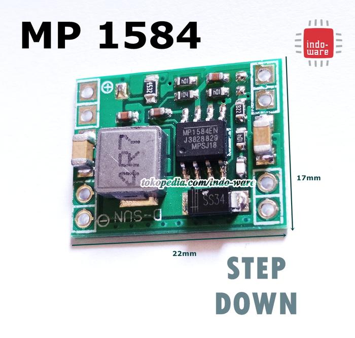Jual Step Down Module mini MP1584 MP1584EN LM2596 24V DC DC 3A - Kota Semarang - indo-ware ...