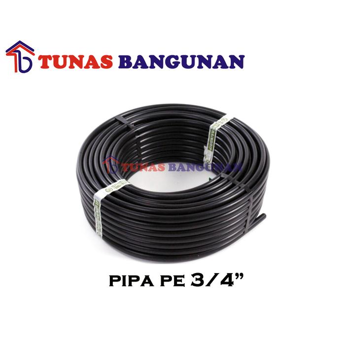 Jual Selang HDPE 3/4" Meteran/Eceran Pipa PE Hitam Selang PDAM 3/4 Inch ...