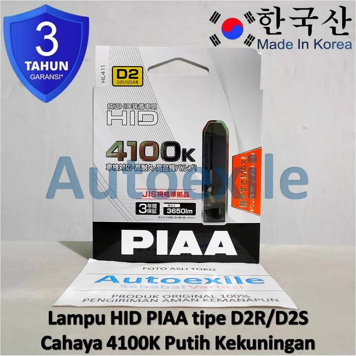 Promo Lampu HID PIAA D2R D2S 4100K Putih Kekuningan HL411 Mobil Juke Alphard Cicil 0% 3x - Kota ...