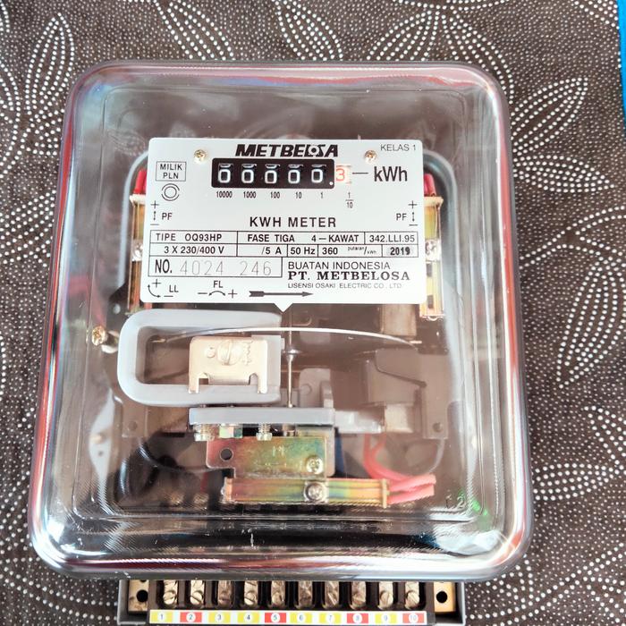 Jual kwh meter 3 phase analog merk metbelosa -5a - Kota Bekasi - tunas mandiri elektrik | Tokopedia