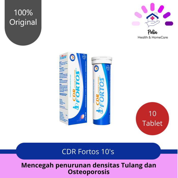 Jual CDR Fortos 10 Tablet / Suplemen Kesehatan Tulang dan Gigi ...