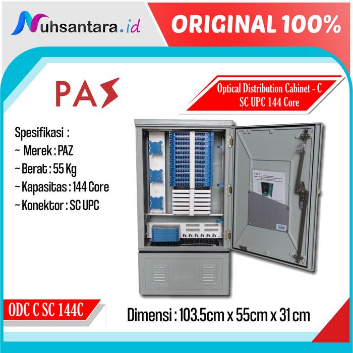 Jual ODC C 144Core PAZ SC UPC Fiber Optik Optical Distribution Cabinet ...