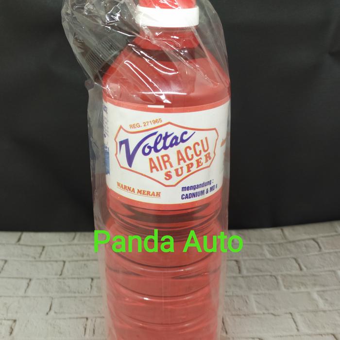 Jual AIR ACCU SUPER VOLTAC ( MERAH ) BTL 1 LTR 100 % ORIGINAL - Kota ...