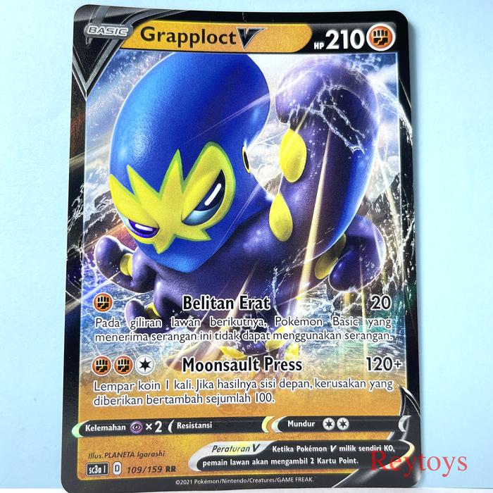 Jual Pokemon ID SC3a Koleksi VMax - 109 Grapploct V RR - Jakarta Utara ...
