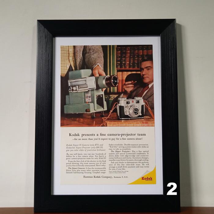 Jual Iklan KODAK 50s Asli. Hiasan Dinding Poster Kamera Analog Jadul ...