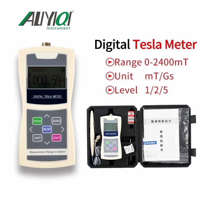 Jual ZMST-5 Surface Magnetic Field Material Gauss Tesla Meter Handheld ...