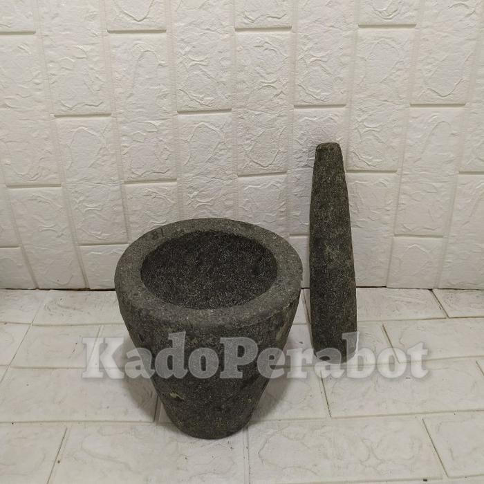 Jual Tumbukan Batu Bubut Asli - Tumbukan Dapur - Cobek Tumbuk Lumpang ...