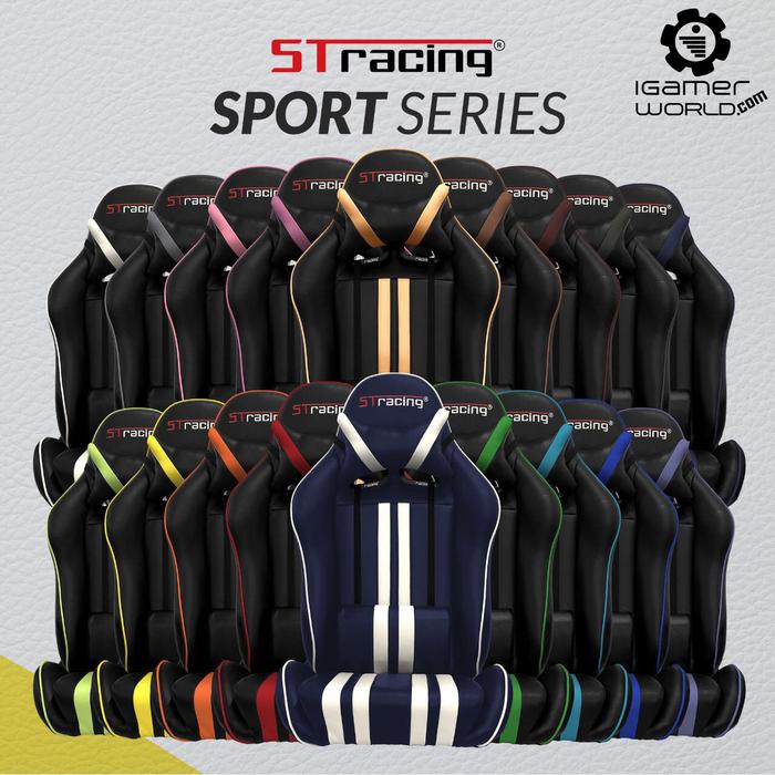 Promo Stracing Sport Series Gaming Chair - GREY Diskon 14% di Seller ...